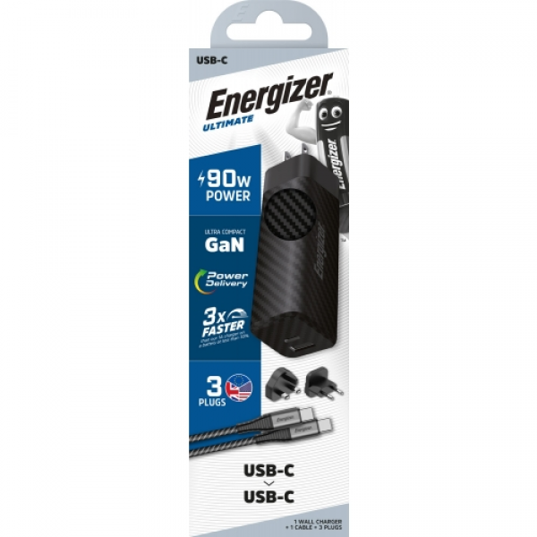 Klikk Computers Store Malta - Energizer 90W USB-C Wall Charger with USB ...