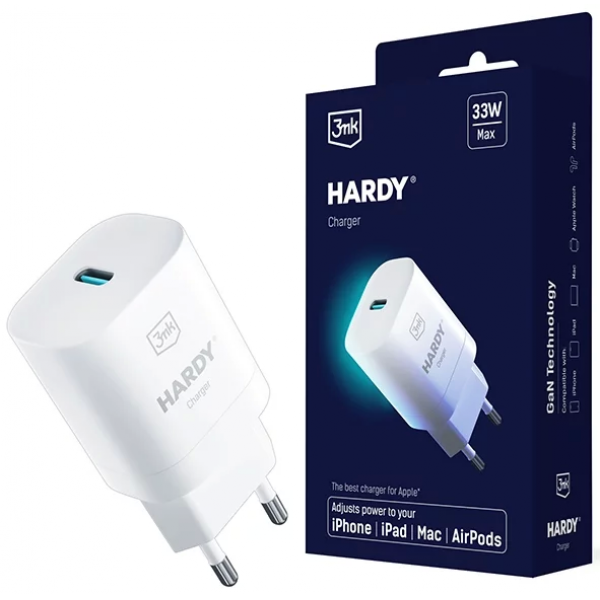 Klikk Computers Store Malta - 3MK Hardy Charger 33W USB-C Power Supply ...