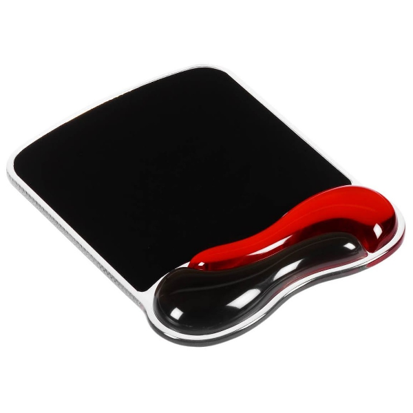 Klikk Computers Store Malta - Kensington Duo Gel Mouse Mat Black-Red